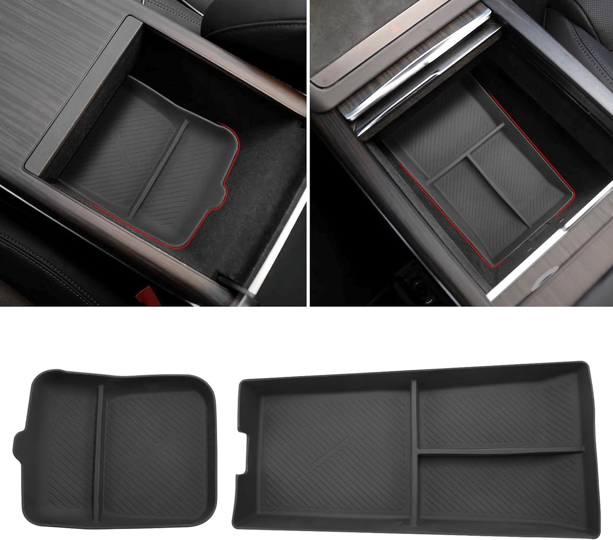 For Tesla Model X Model S Center Console Organizer — Thetapai
