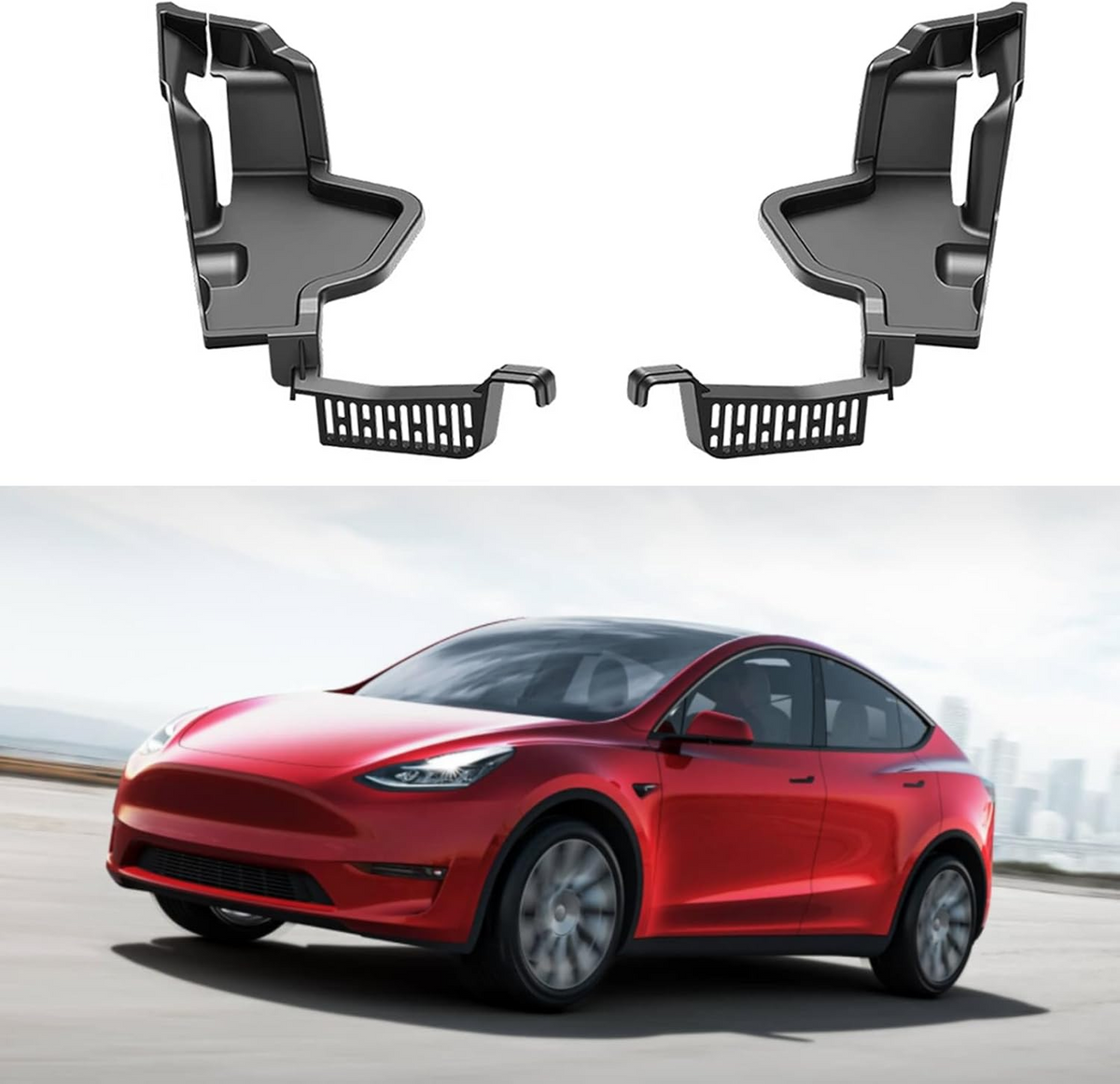 For Tesla Model Y Hood Water Barrier Box 2021-2024 2PCS | Thetapai