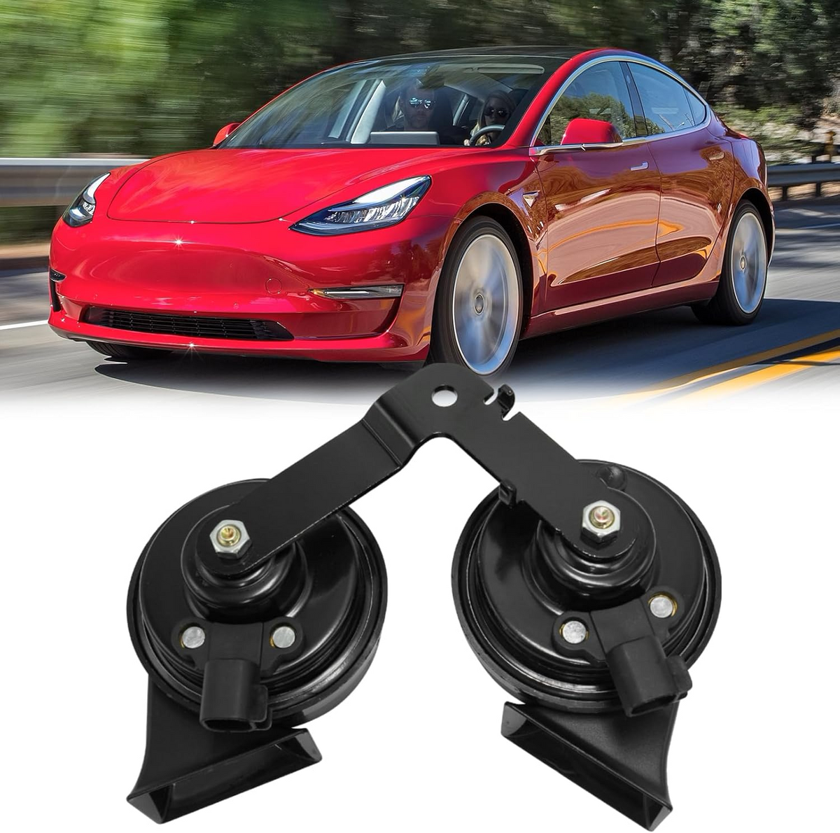 For Tesla Model 3 Horn Assembly with Bracket 2017-2022 | Thetapai